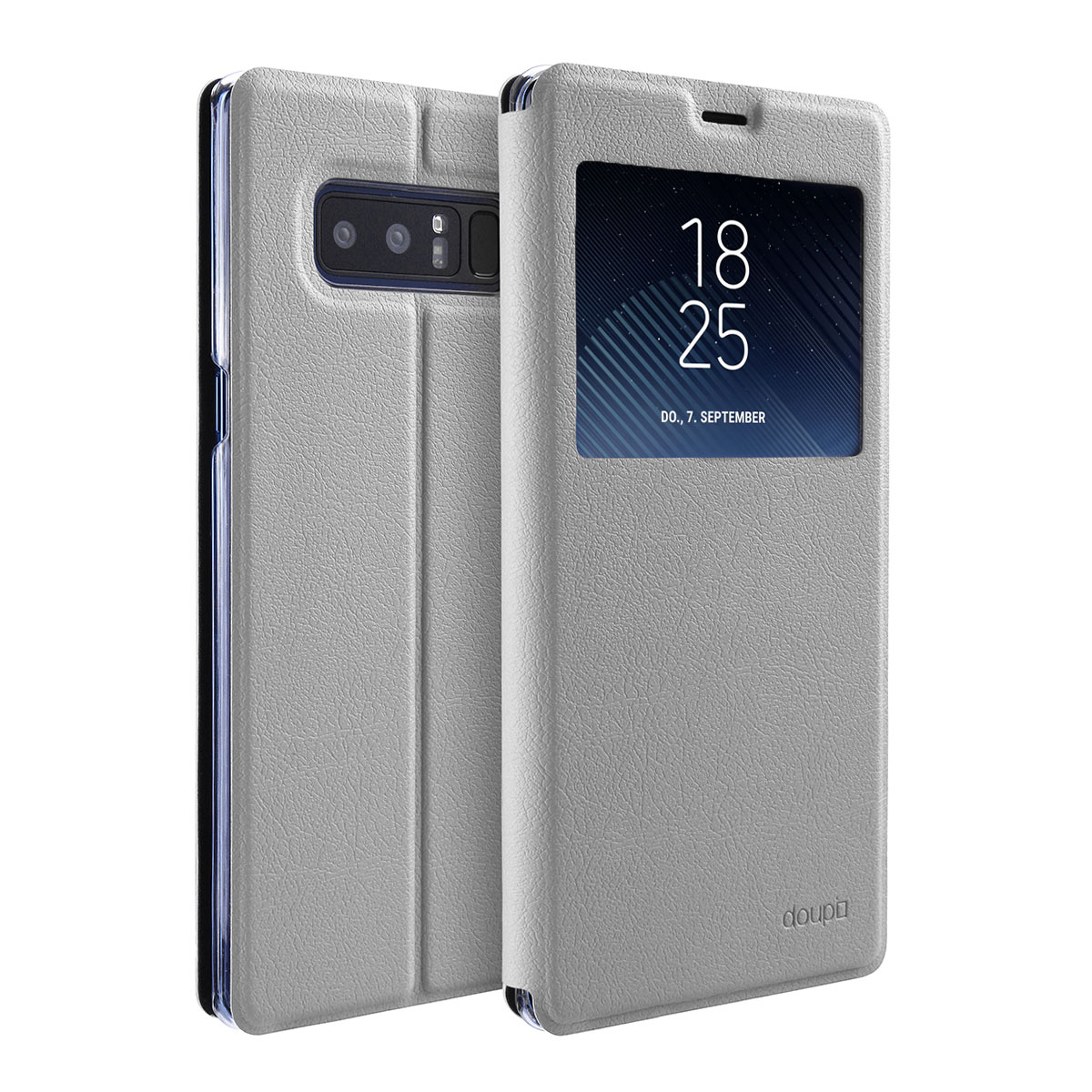 Flip Case Samsung Note 8 Magnet Fenster Cover Aufstellbar Ständer Hülle ...